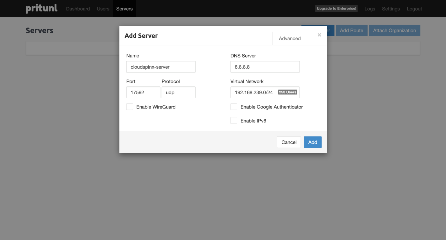 Install and Configure Pritunl VPN on Ubuntu 24.04 - CloudSpinx