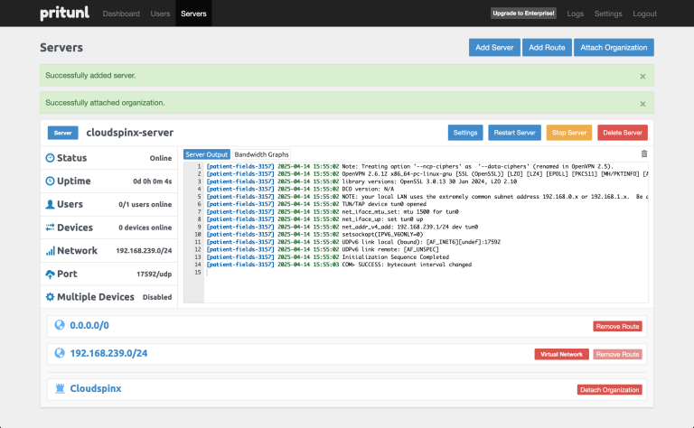 Install And Configure Pritunl Vpn On Ubuntu 2404 Cloudspinx