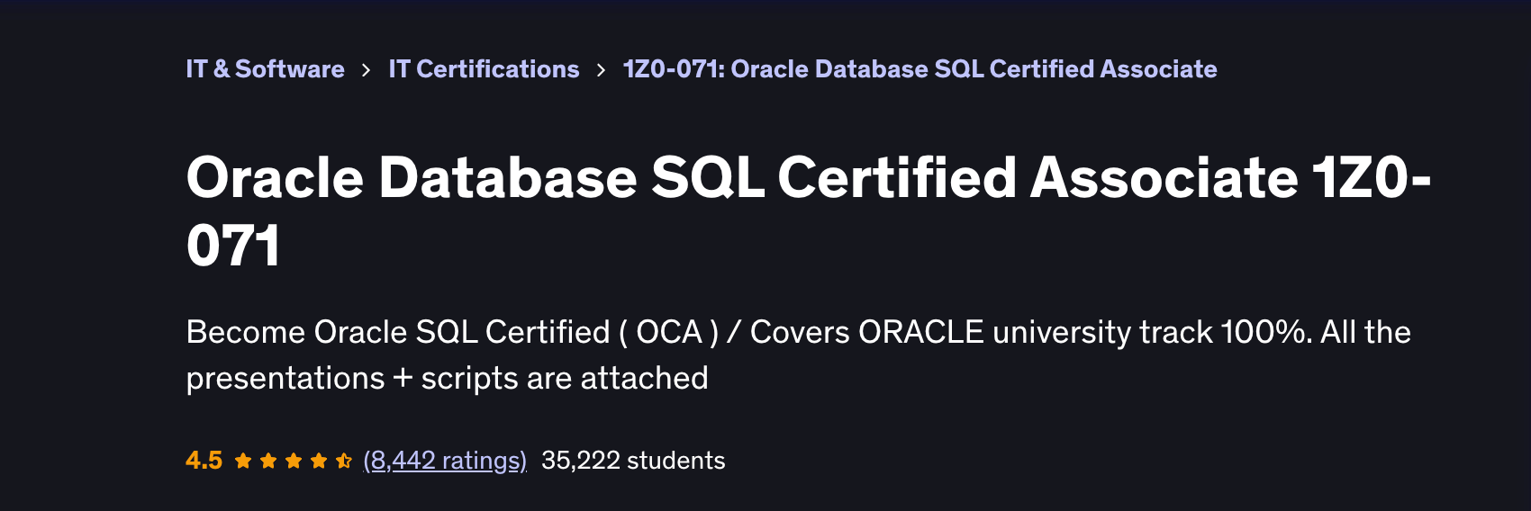 10 Best Udemy Courses to Learn Oracle Database in 2025 - CloudSpinx