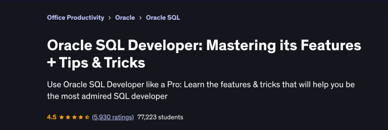 10 Best Udemy Courses to Learn Oracle Database in 2025 - CloudSpinx