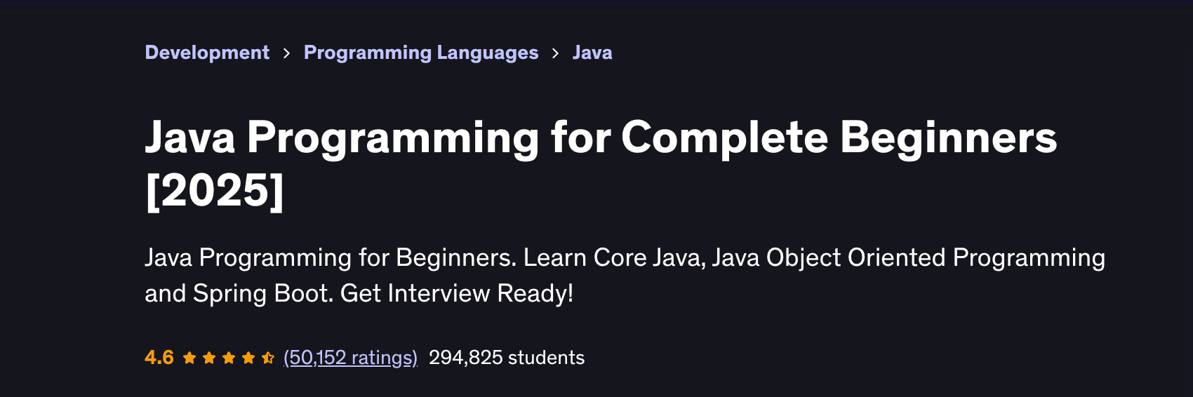 8 Best Udemy Java Programming Video Courses 2025 - CloudSpinx