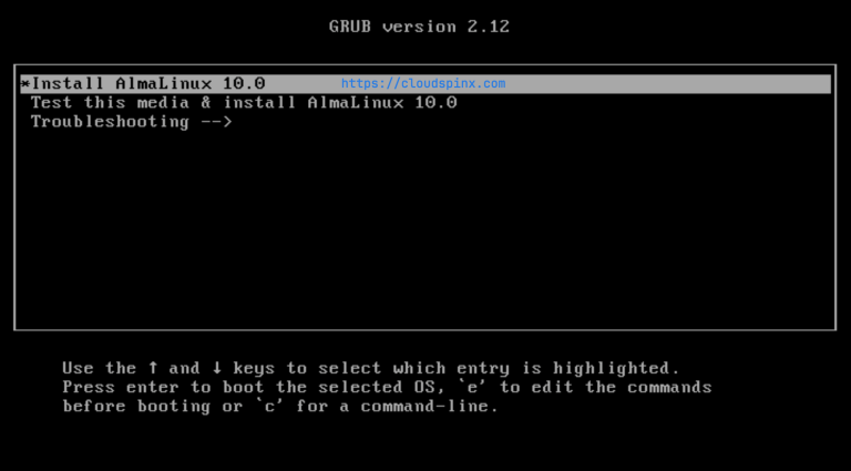 AlmaLinux 10 Installation Guide and Features You Should Know - CloudSpinx
