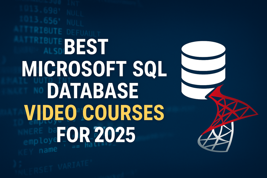 Best Microsoft SQL Database Video Courses For 2025 - CloudSpinx