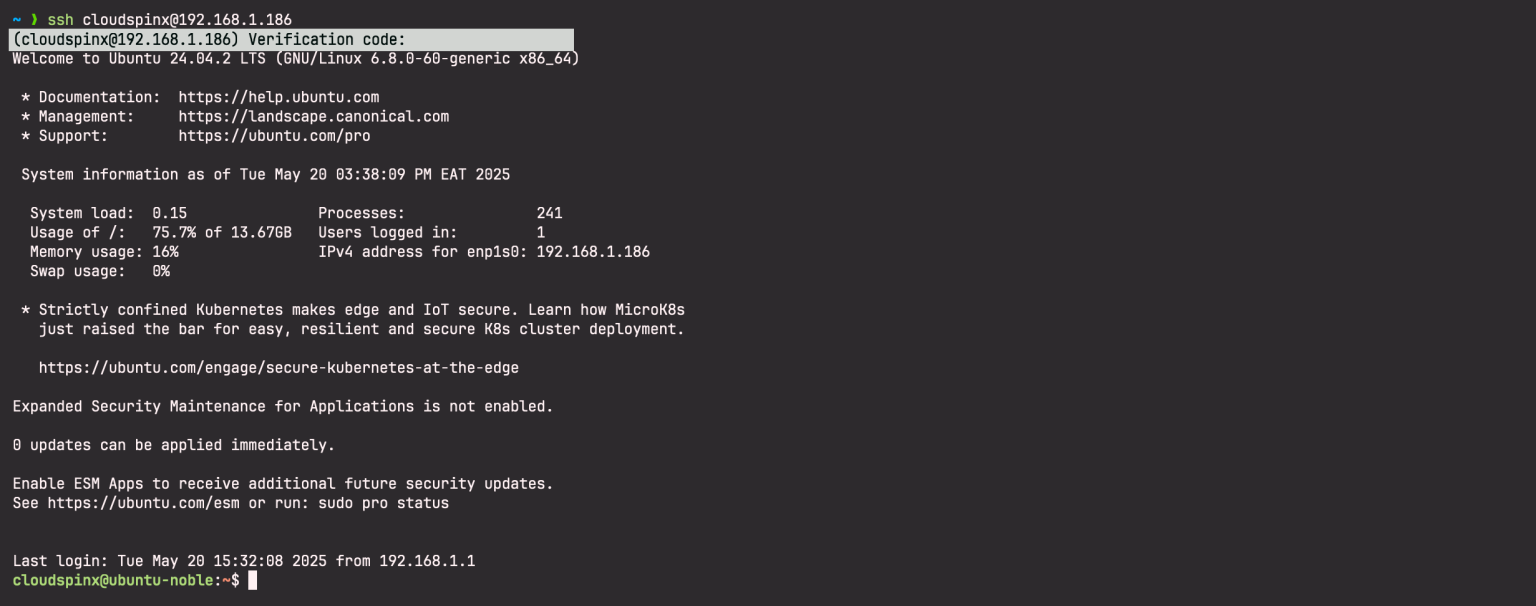 Configure SSH 2FA/MFA on Ubuntu with Google Authenticator - CloudSpinx