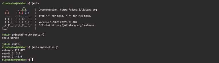 Install Julia Programming Language on Linux Systems - CloudSpinx