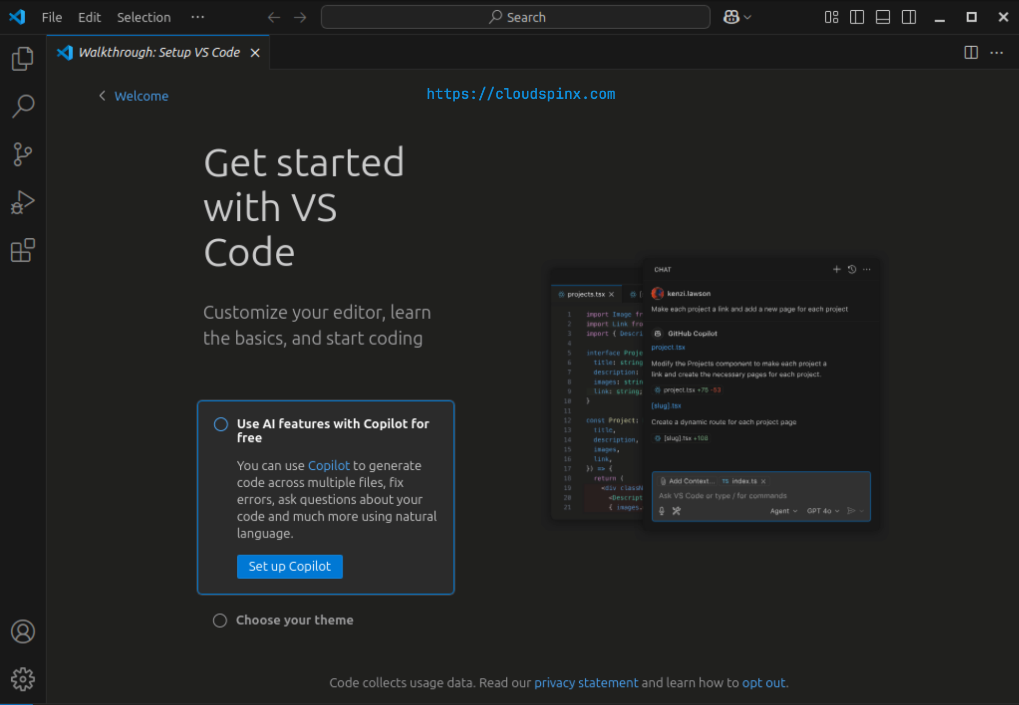 Install Visual Studio Code on Linux Mint 22|21 - CloudSpinx