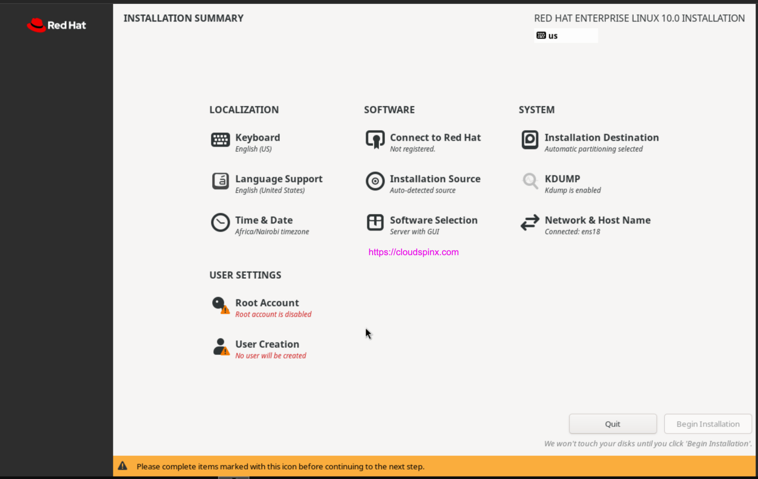 How to Install RHEL 10 Step-by-Step (With Screenshots) - CloudSpinx