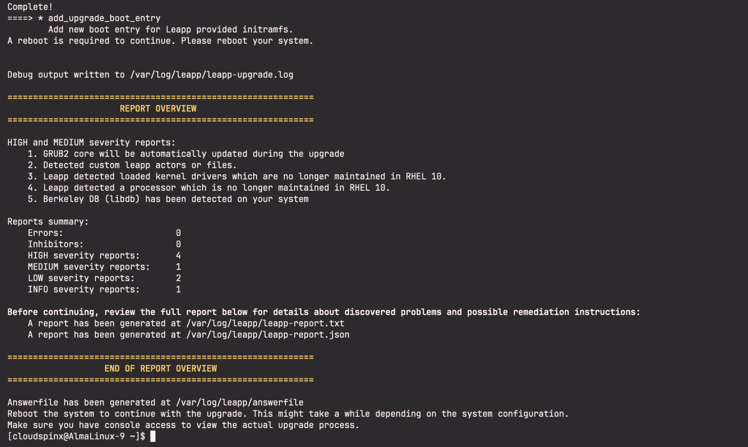 AlmaLinux 10 Upgrade Guide: Upgrade from AlmaLinux 9 Safely - CloudSpinx