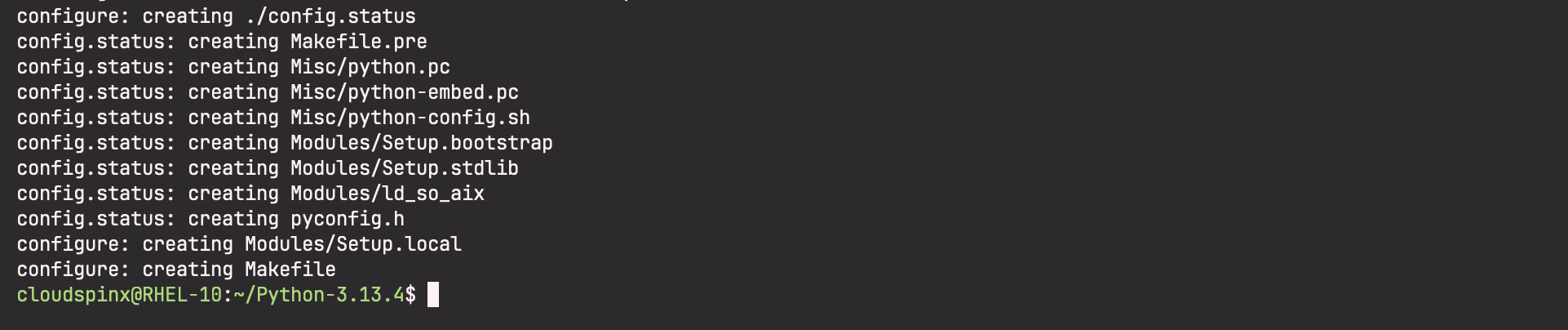 How to Install Python 3.13 on RHEL 10 | AlmaLinux 10 - CloudSpinx