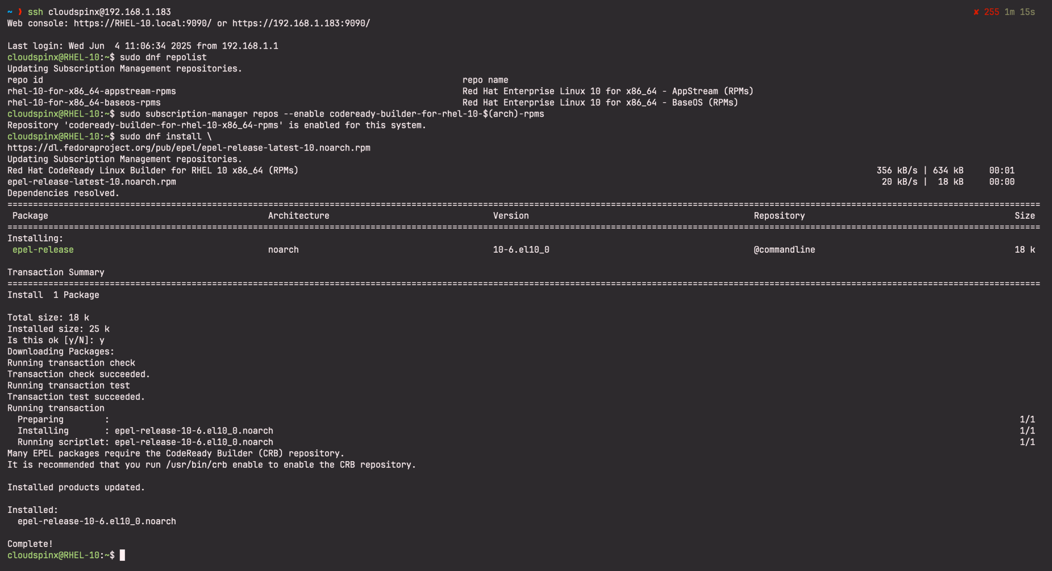 How to install EPEL on RHEL 10 and CentOS Stream 10 - CloudSpinx
