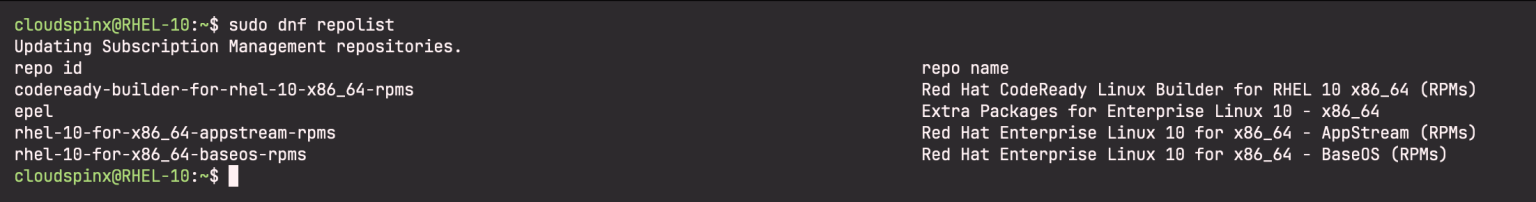 How to install EPEL on RHEL 10 and CentOS Stream 10 - CloudSpinx