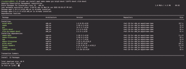 How to Install Python 3.13 on RHEL 10 | AlmaLinux 10 - CloudSpinx
