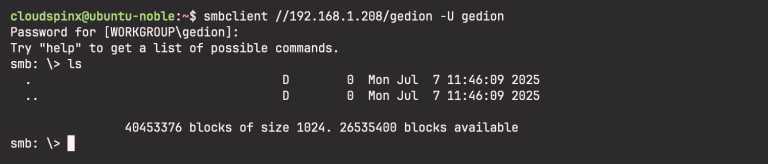 How To Configure Samba File Sharing on Linux Mint 22 - CloudSpinx