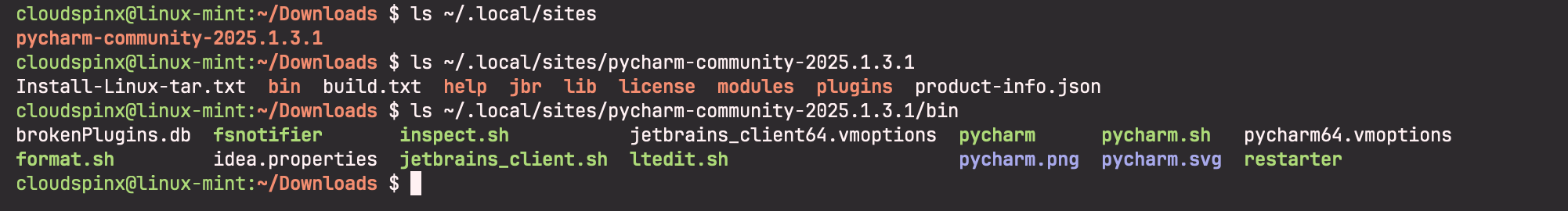 How To Install Pycharm IDE on Linux Mint 22 - CloudSpinx