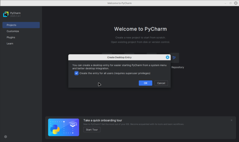 How To Install Pycharm IDE on Linux Mint 22 - CloudSpinx
