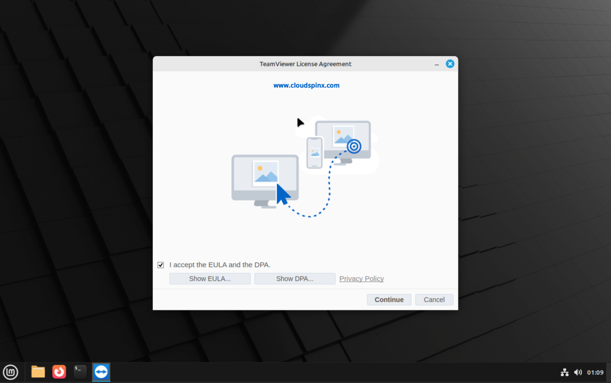 How To Install TeamViewer on Linux Mint 22 - CloudSpinx