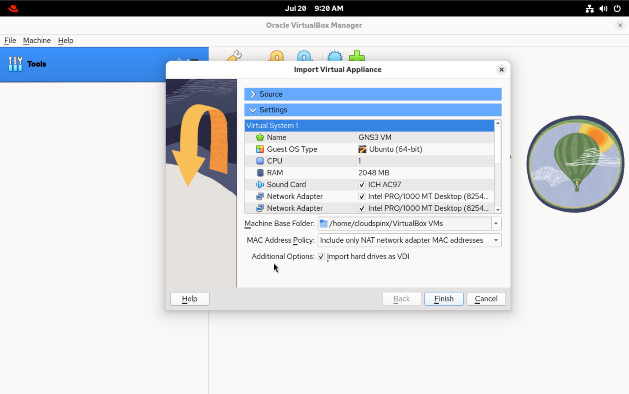 How To Run GNS3 VM on Oracle VirtualBox - CloudSpinx