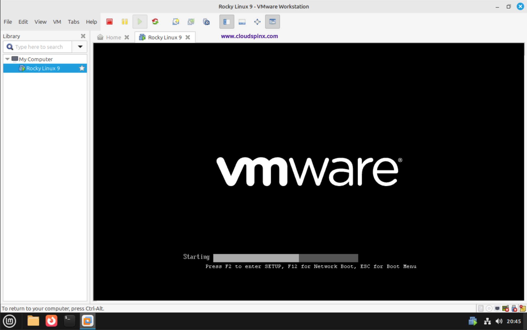 How to Install VMware Workstation Pro on Linux Mint 22 - CloudSpinx