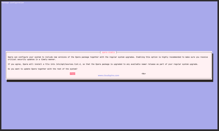 Install Opera Web Browser on Linux Mint 22 - CloudSpinx