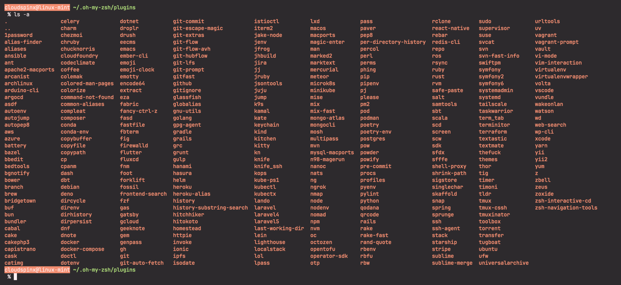 Install and Use Zsh with Oh-My-Zsh on Linux Mint 22 - CloudSpinx