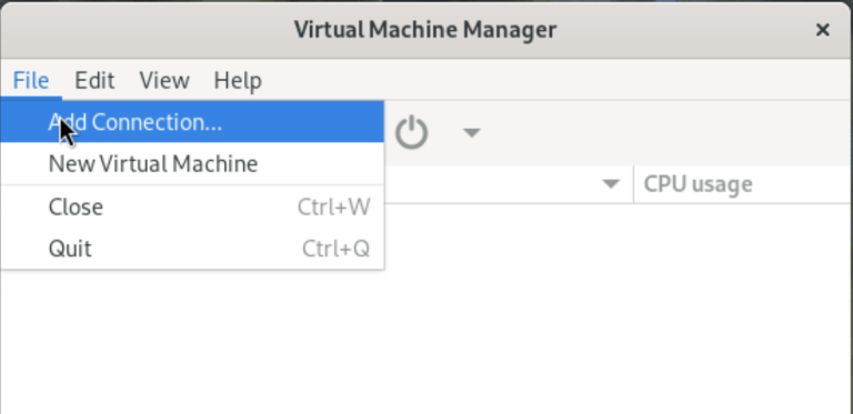 Connect to Remote KVM Host using Virsh / Virt-Manager - CloudSpinx