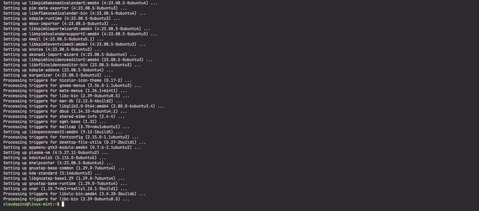 How To Install KDE Plasma Desktop on Linux Mint 22 - CloudSpinx