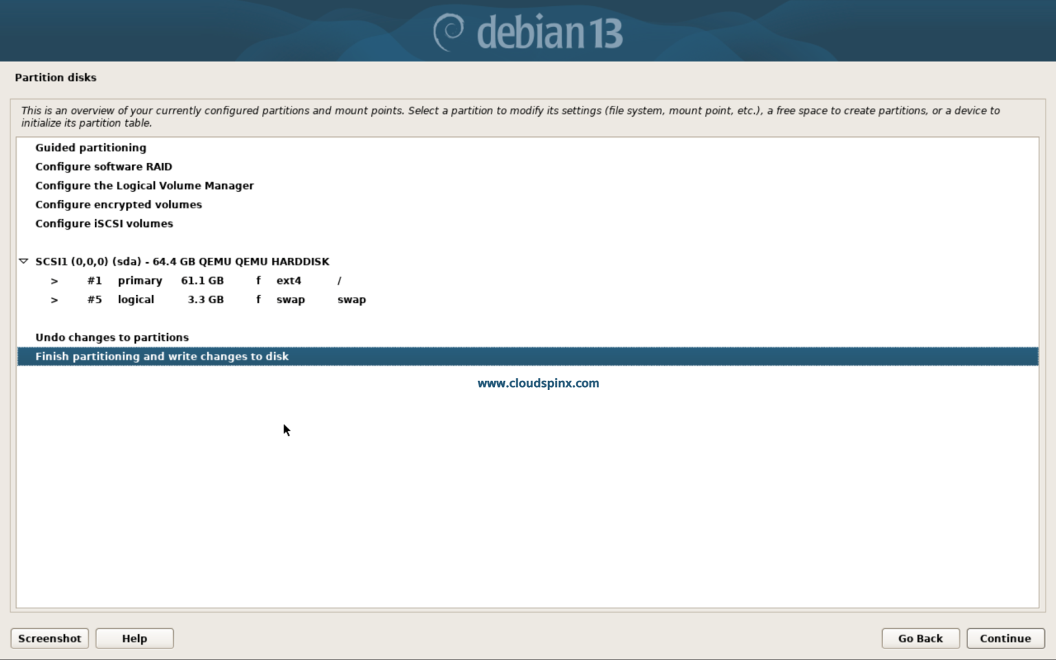 Debian 13 Trixie New Features And Complete Installation Guide Cloudspinx