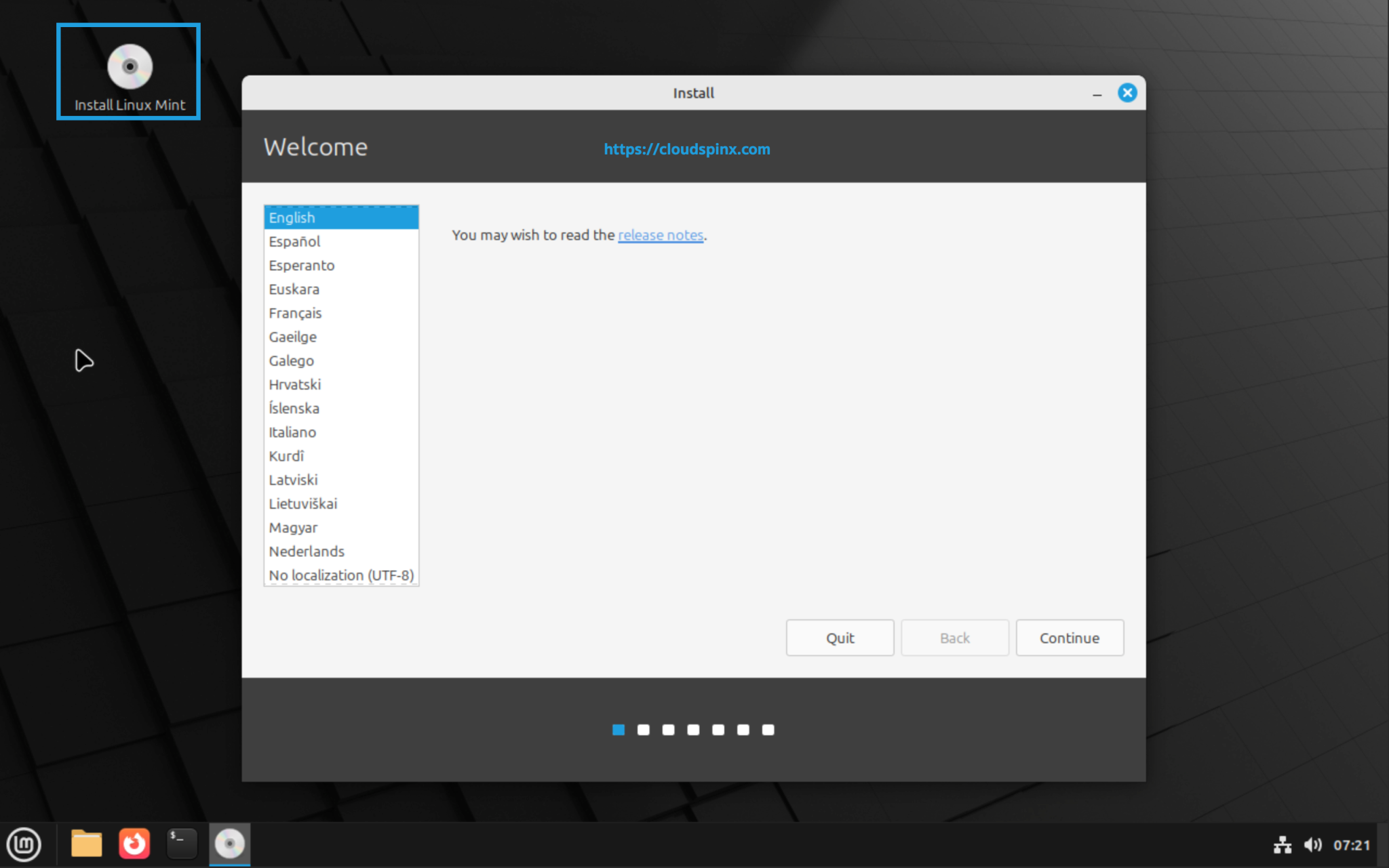 How to Install Linux Mint 22 - Step by Step With Screenshots - CloudSpinx