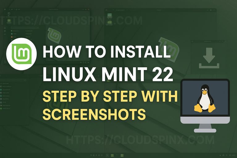 How to Install Linux Mint 22 - Step by Step With Screenshots - CloudSpinx