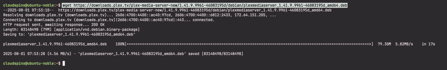 Install Plex Media server on Ubuntu 24.04 | Linux Mint 22 - CloudSpinx