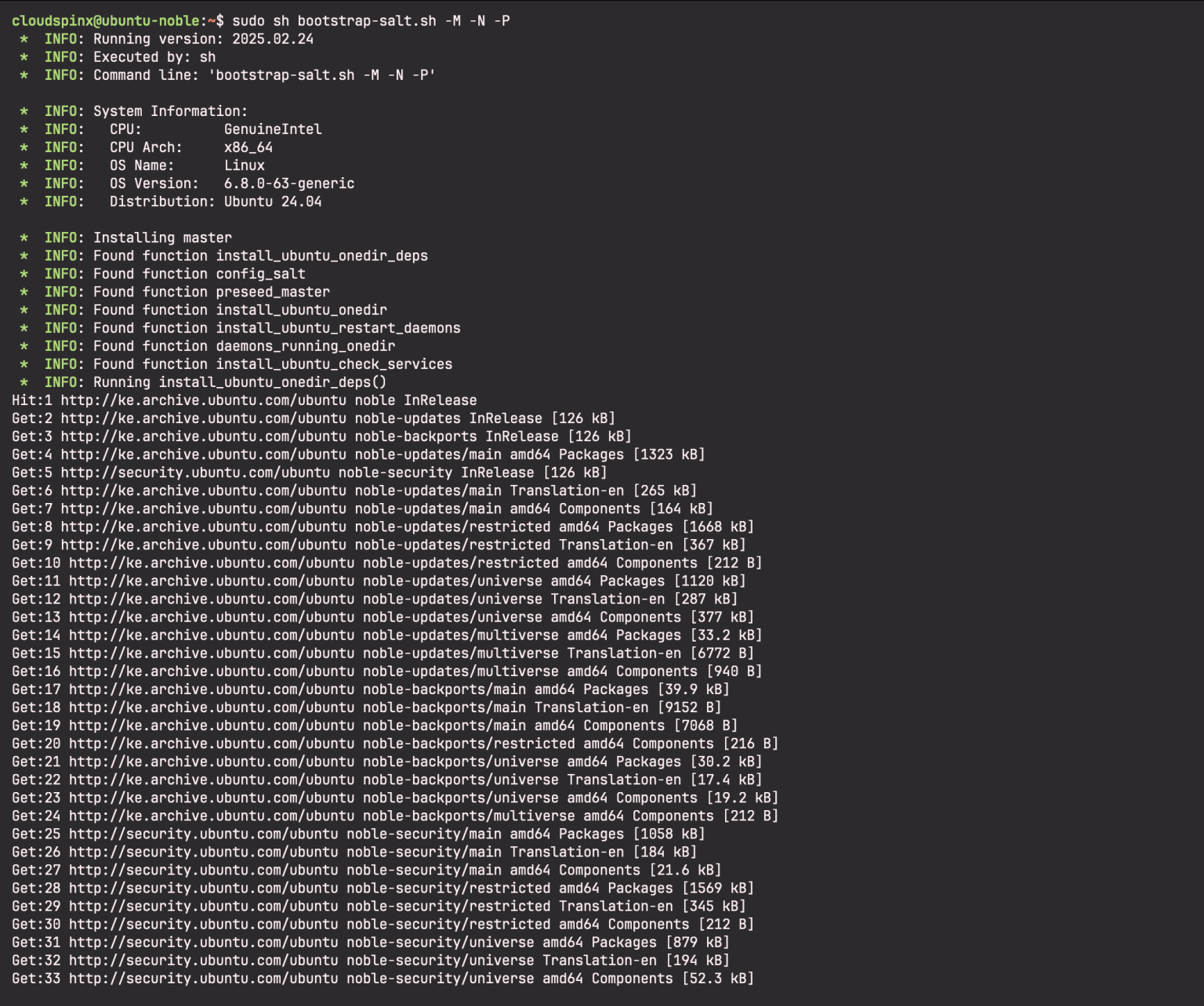 Install Saltstack Master & Minion on Ubuntu 24.04 - CloudSpinx