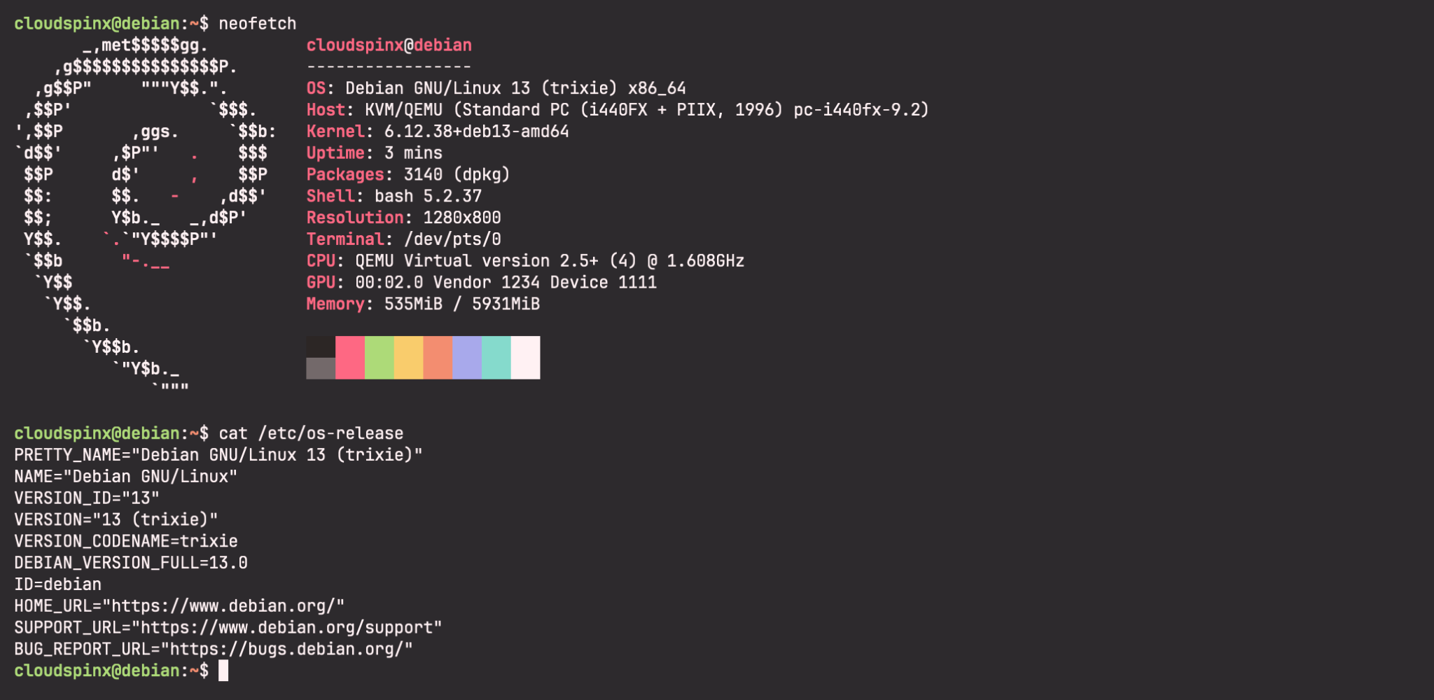 Upgrade to Debian 13 (Trixie) from Debian 12 (Bookworm) - CloudSpinx