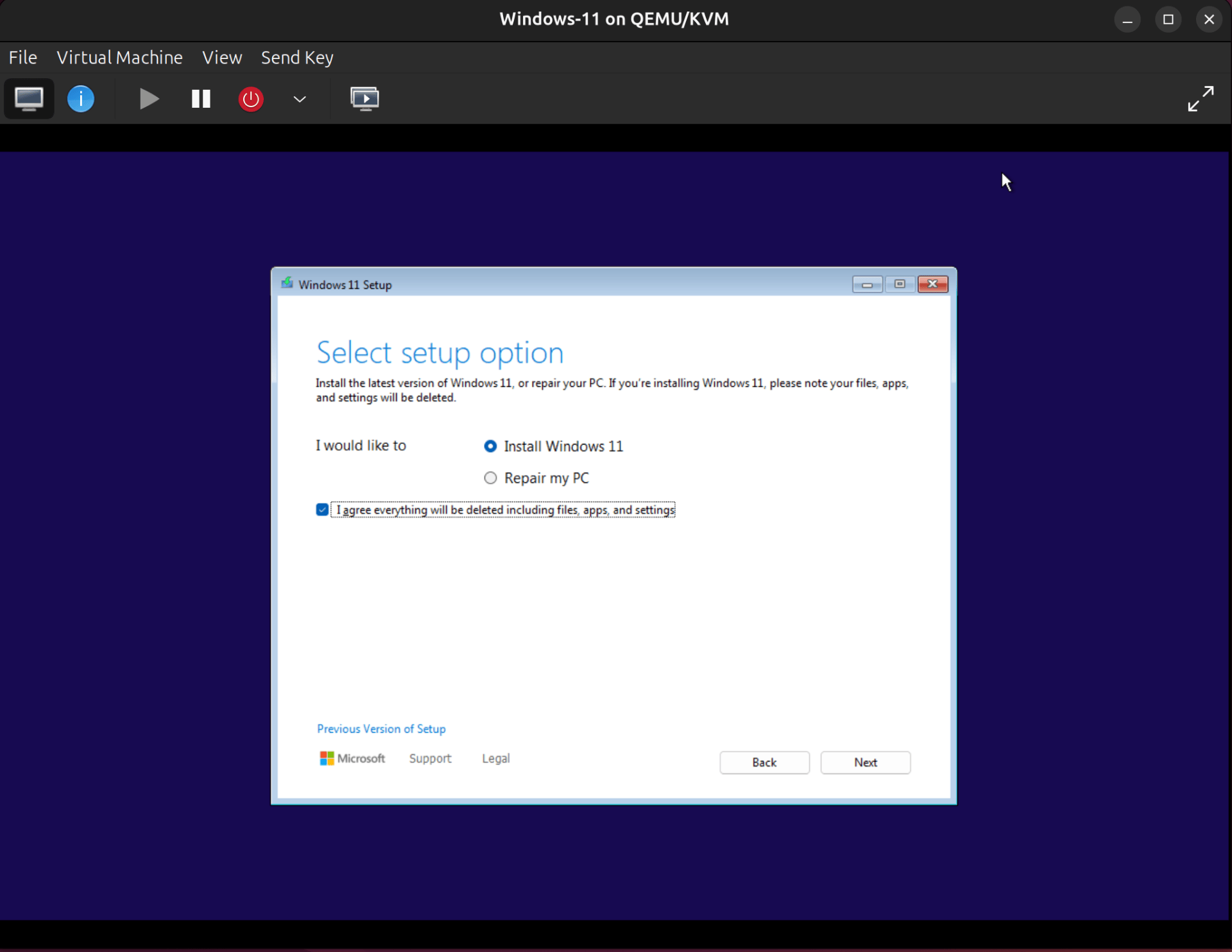 Windows 11 Installation on KVM with Virt-Manager - CloudSpinx