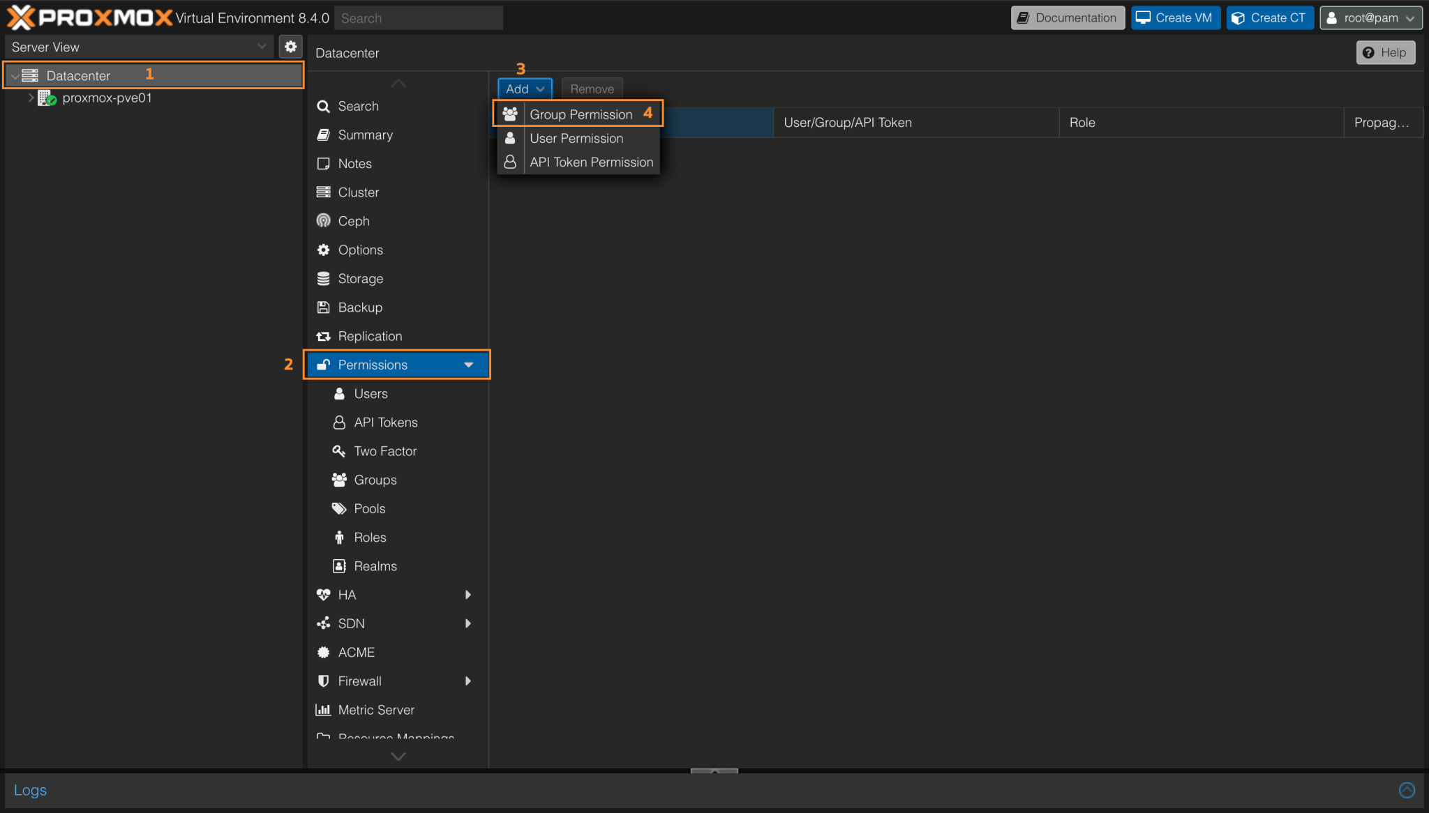 Create Users, Groups and Assign Permissions in Proxmox VE - CloudSpinx