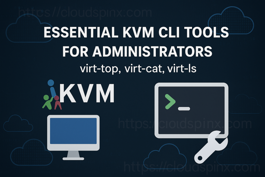 Essential KVM CLI Tools for Administrators - virt-top, virt-cat, virt-ls - CloudSpinx