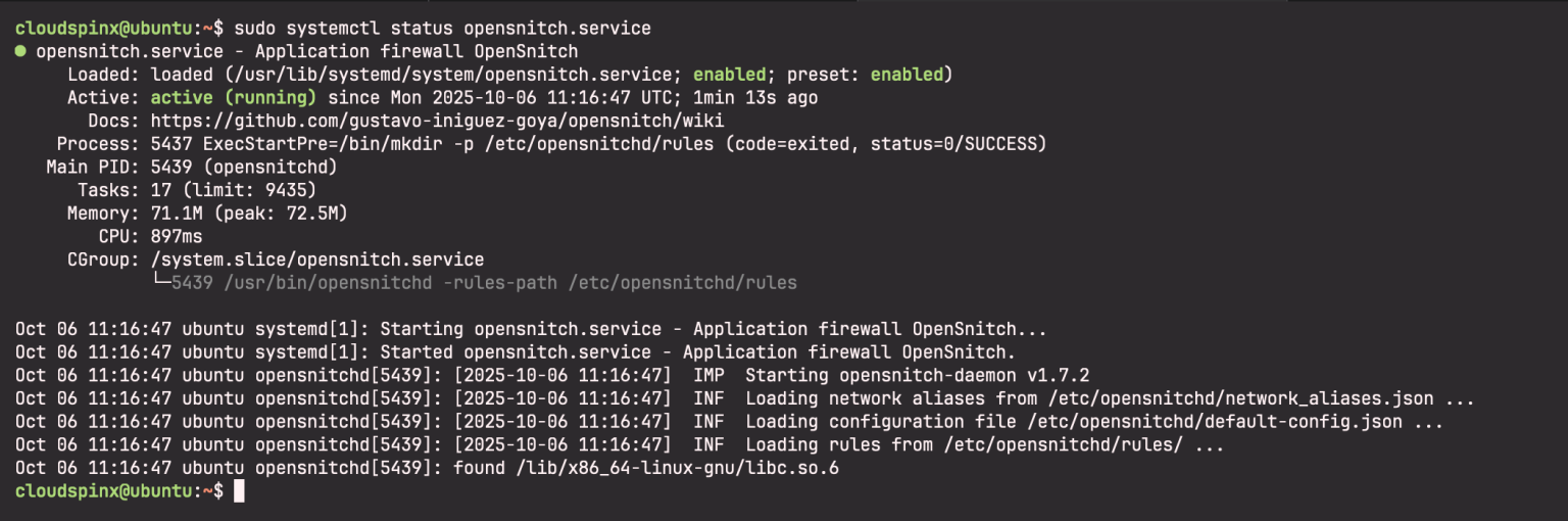 OpenSnitch - Best Application Firewall for Linux users - CloudSpinx