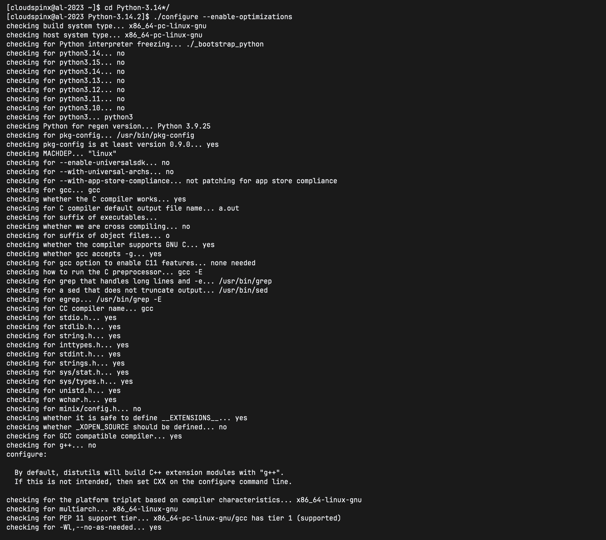 How To Install Python 3.14 on Amazon Linux 2023 - CloudSpinx